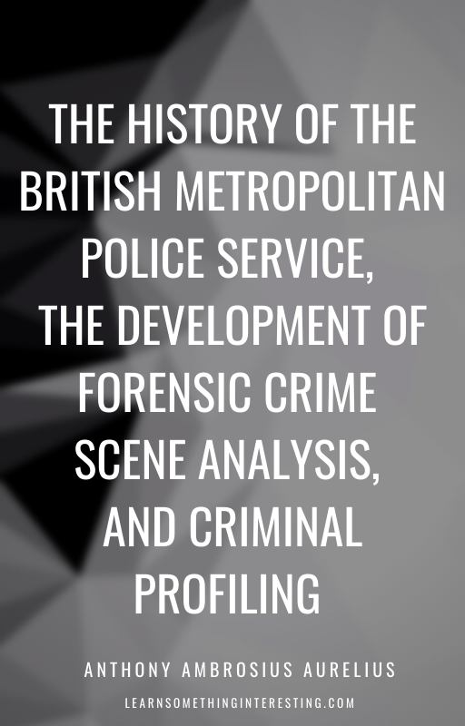 Learn Something Interesting: The History of the British Metropolitan ...