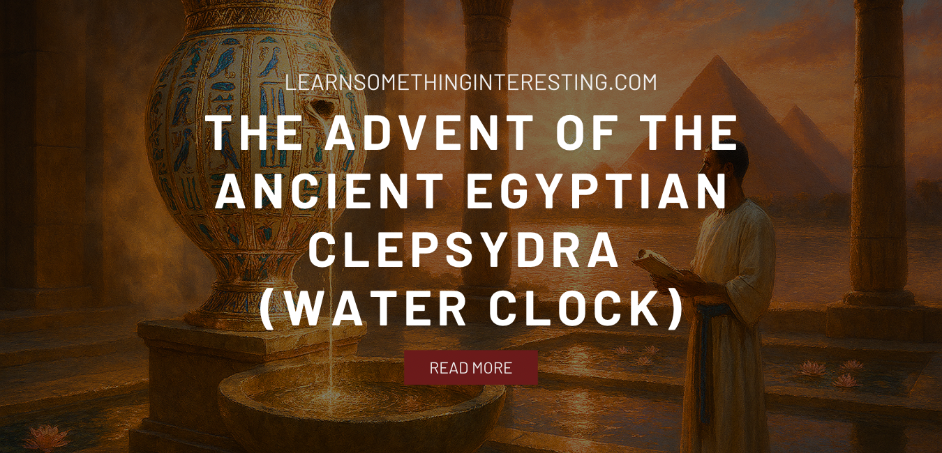 Learn Something Interesting: The Advent of the Ancient Egyptian ...